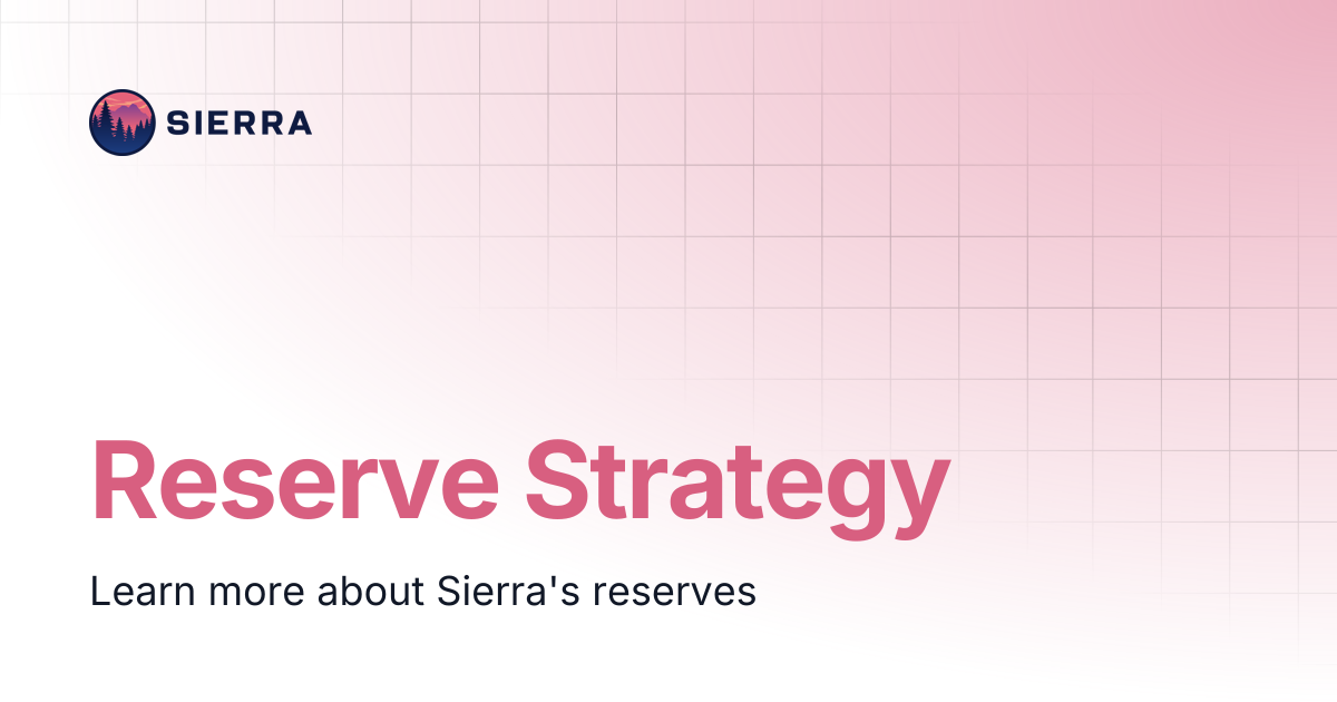 Reserve Strategy | Sierra